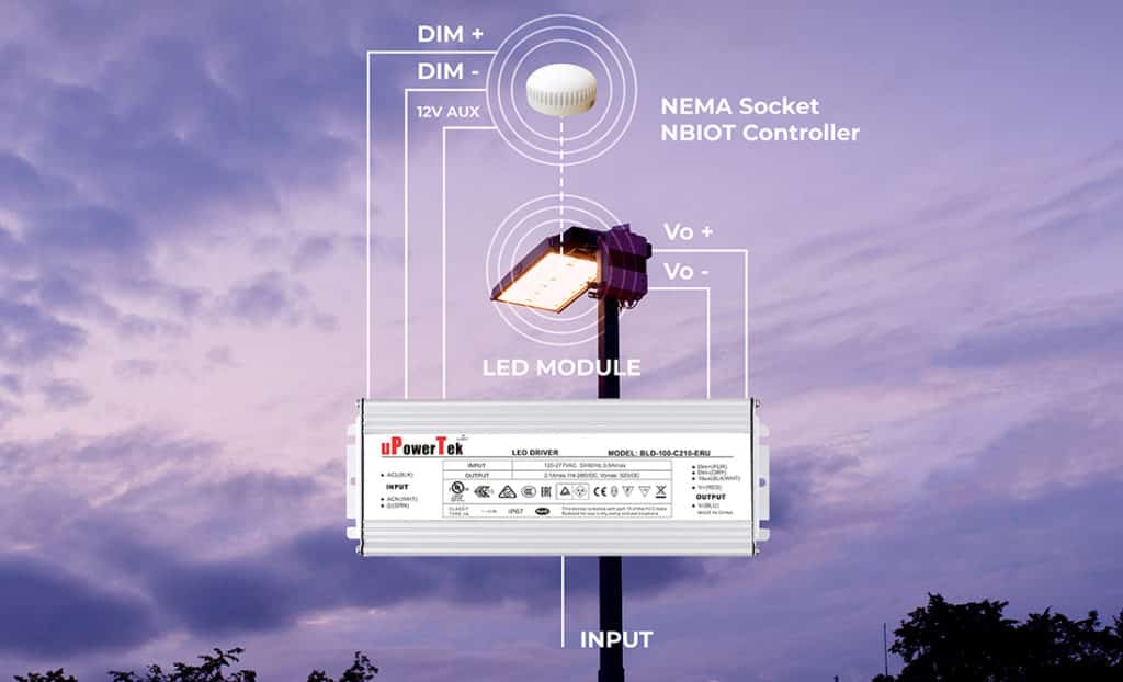 uPowerTek launched the 30-480W NB-IoT LED drivers - uPowerTek